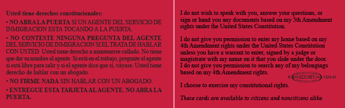 Descarga aquí la tarjeta roja para inmigrantes PDF