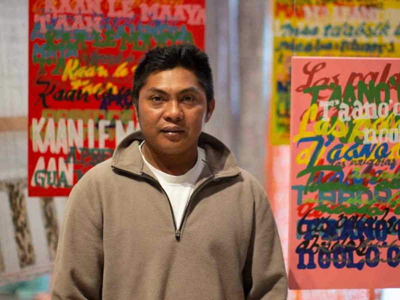 José Chi Dzul, pintor yucateco llega con sus obras a Nueva York