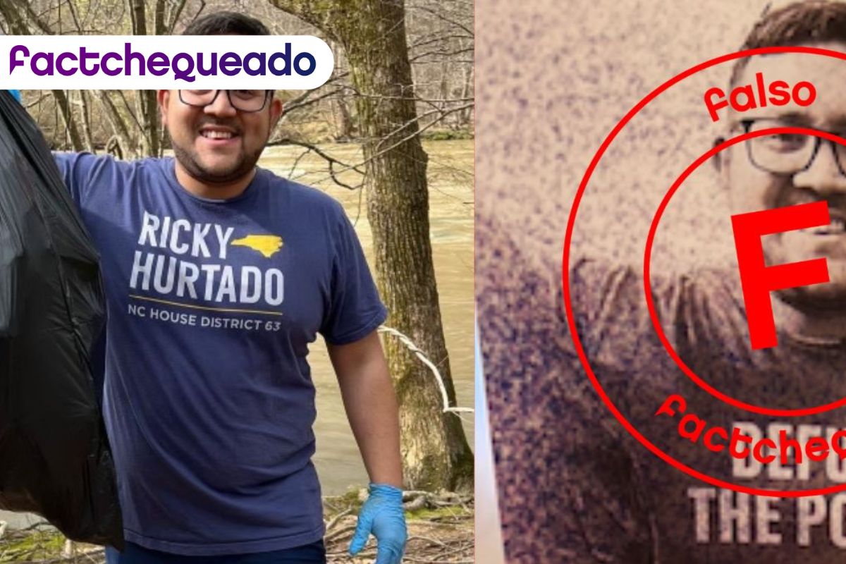 Carolina del Norte: Manipulan fotografía del representante Ricky Hurtado