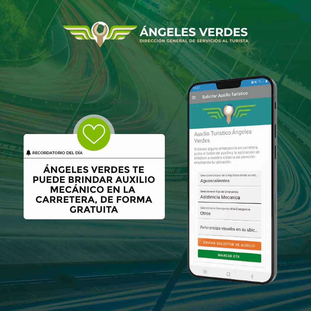 Ángeles Verdes y su aplicación que te ayuda en las carreteras