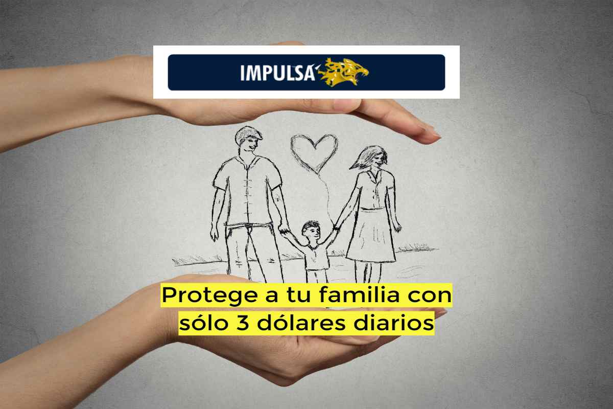 Plan Impulsa México, con solo 3 dólares diarios, protege a tu familia