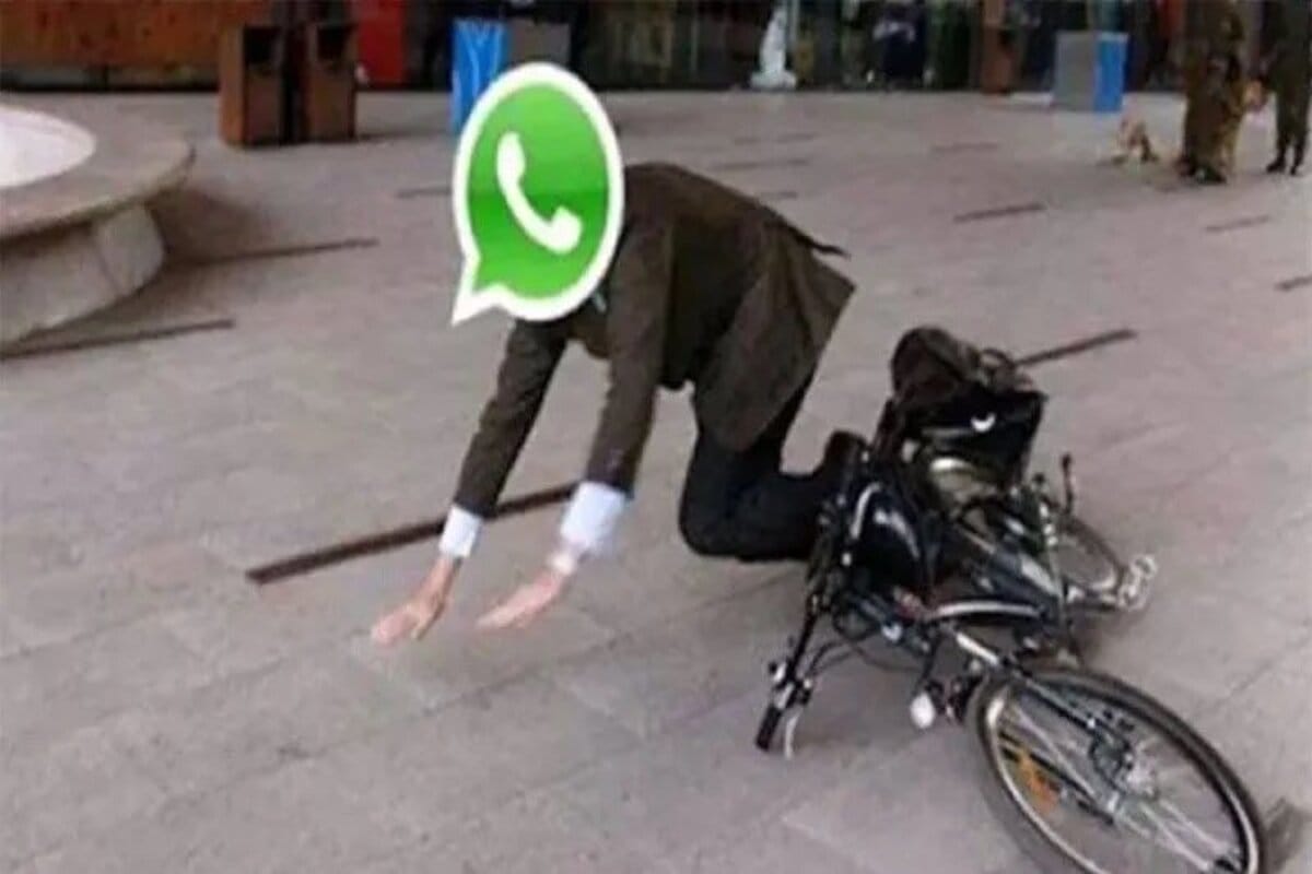 "¡Cayendo como el dólar!": los memes de la caída mundial de WhatsApp