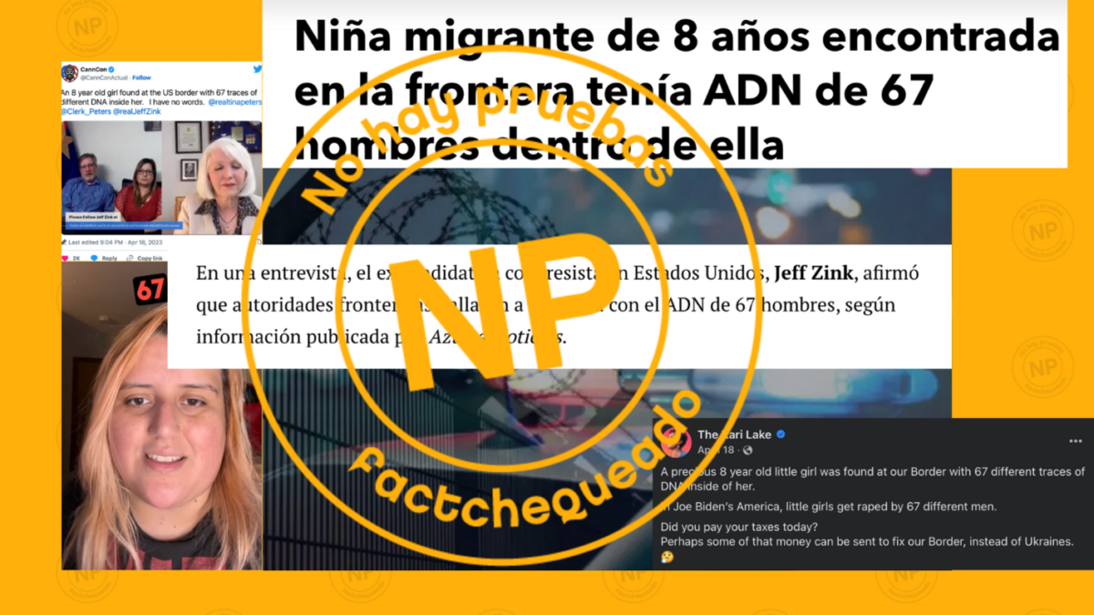 La desinformación de la niña migrante en la frontera “con 67 ADN distintos”